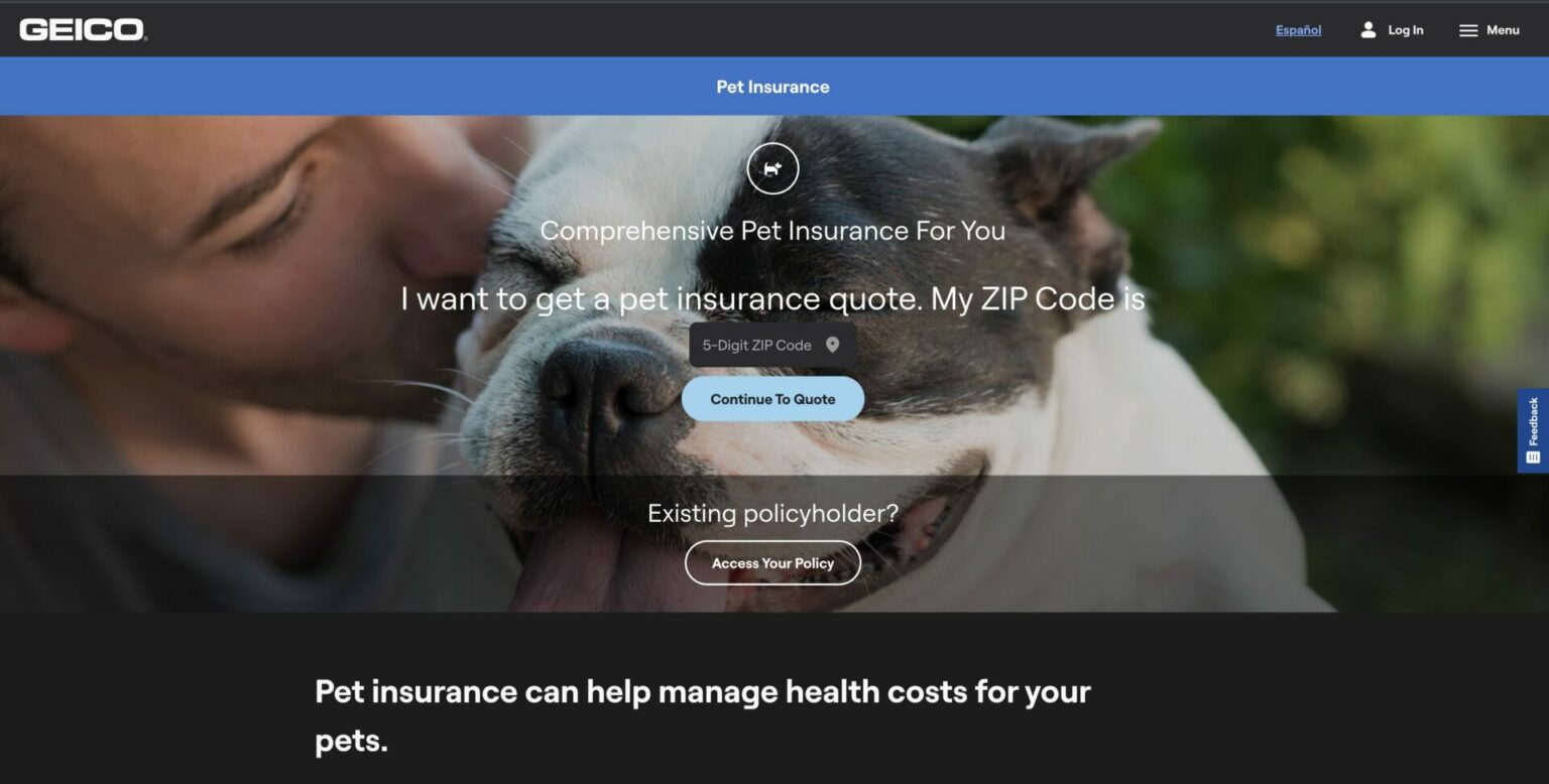 Geico Pet Insurance Review and Costs (March 2025)